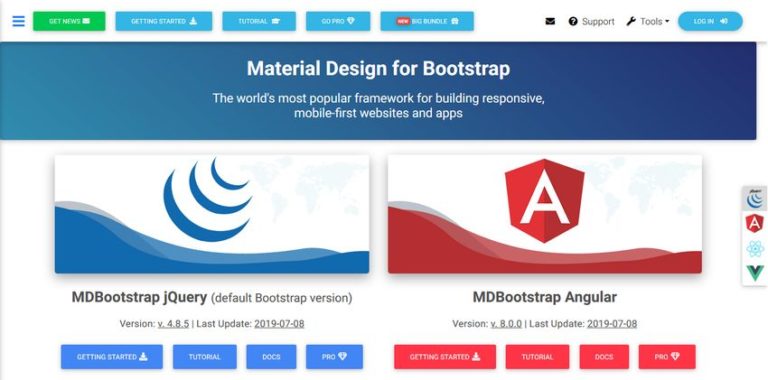 7 Best Material Design Ui Component Libraries Developer Drive